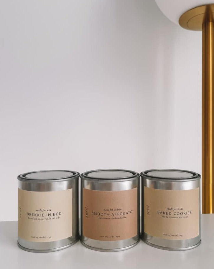 Shop Cosy Candle Bundle with 100% Soy Wax - sent studio