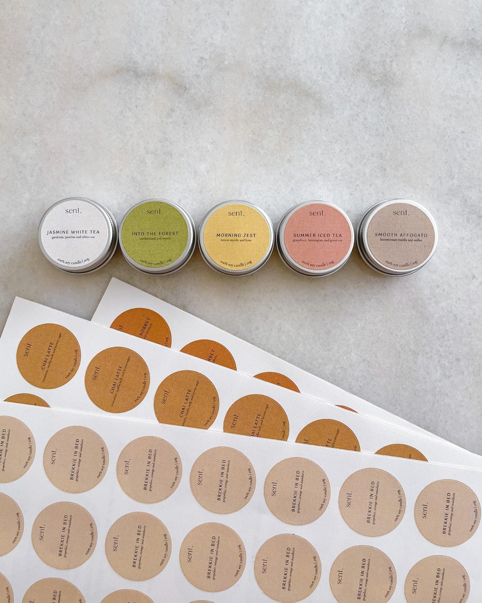 Shop Candle Sample Kit with 100% Soy Wax - sent studio