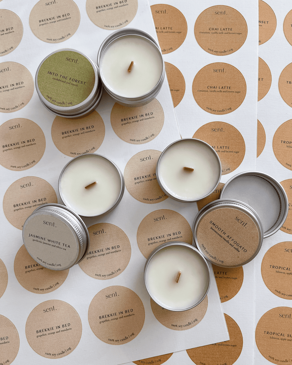 Shop Candle Sample Kit with 100% Soy Wax - sent studio